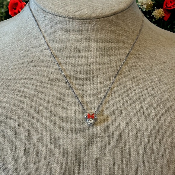 Disney | Jewelry | Disney Minnie Mouse Swarovski Crystal Minnie Mouse ...